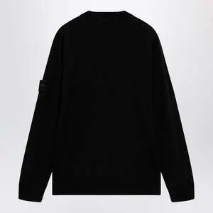 Stone Island Wool Crew-neck Sweater - Black