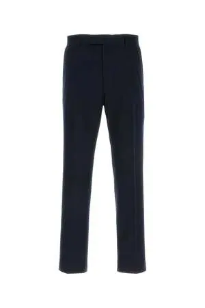 Gucci Navy Gabardine Pant - Blue