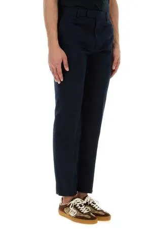 Gucci Navy Gabardine Pant