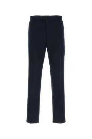 Gucci Navy Gabardine Pant - Blue