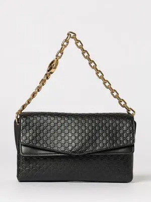 Gucci Medium Chain Shoulder Bag - Black