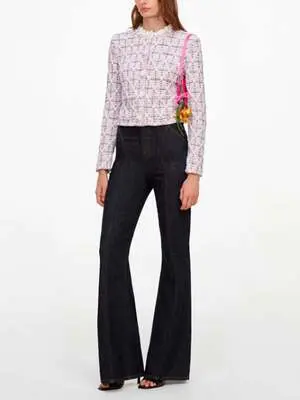 SELF-PORTRAIT High Waisted Denim Jeans
