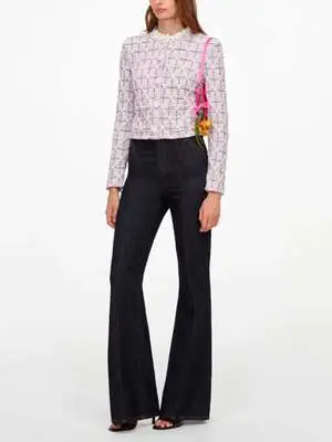 SELF-PORTRAIT High Waisted Denim Jeans - Multicolor