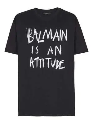 Balmain Printed T-shirt - Black