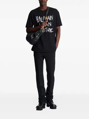Balmain Printed T-shirt - Black