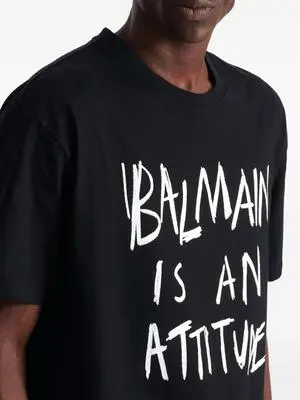 Balmain Printed T-shirt - Black
