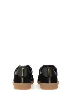 TOM FORD Leather Sneaker With Logo