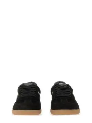 TOM FORD Leather Sneaker With Logo
