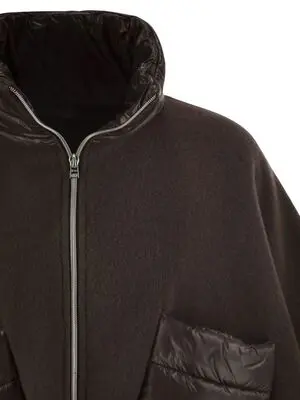 Herno Wool And Nylon Short Down Jacket
