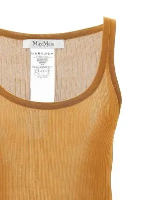 Max Mara Bastia Silk Tank Top - Cream
