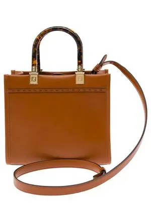 Fendi Sunshine Piccola Tote Bag - Brown