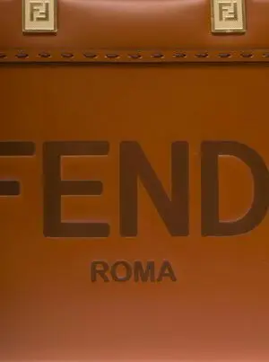 Fendi Sunshine Piccola Tote Bag - Brown