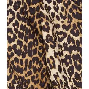 GANNI Leopard Peplum Shirt
