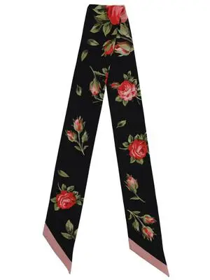 Dolce & Gabbana Silk Bandeau - Black
