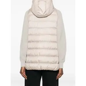 Brunello Cucinelli Neutrals Jackets Puffer Jackets
