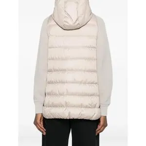 Brunello Cucinelli Padded Hooded Jacket - Cream
