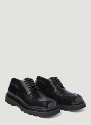 Dolce & Gabbana Brushed Leather Derby Shoes