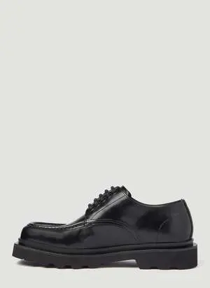 Dolce & Gabbana Brushed Leather Derby Shoes