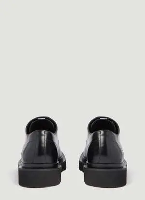 Dolce & Gabbana Brushed Leather Derby Shoes