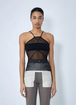 Rick Owens Sl Combo Top - Black