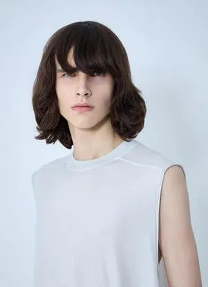 Rick Owens Sleeveless Graphic Top - Gray