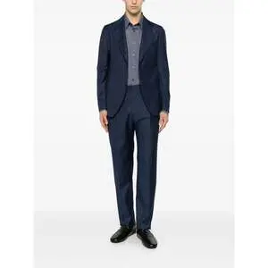 FERRAGAMO Shirts - Blue