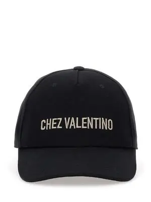 Valentino Garavani Chez Valentine Baseball Hat - Black