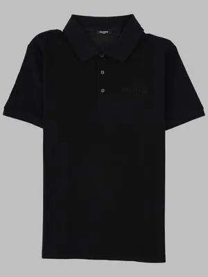 Balmain Polo Con Logo - Black
