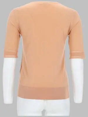 Chloé Pullover A Maniche Corte In Maglia Di Lana