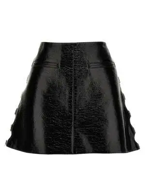 COURREGES Vinyl Miniskirt - Black