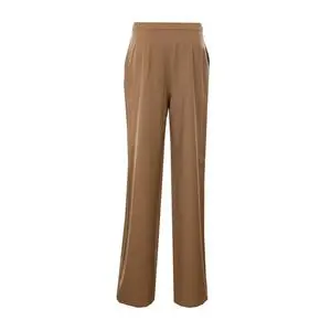 Max Mara Corone Wool Canvas Jogging Trousers - Brown