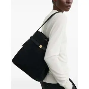 TOTEME Suede Bucket Bags - Black