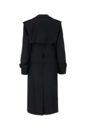 Burberry Silk Blend Trench Coat