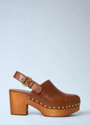 Chloé Jeannette Heel Clogs