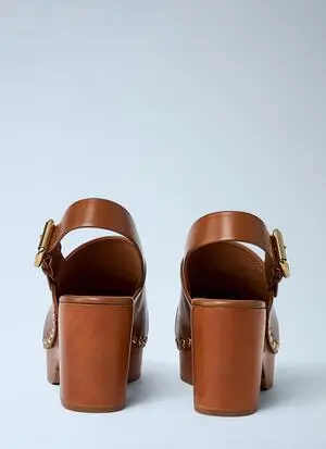 Chloé Jeannette Heel Clogs