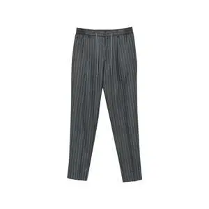 Tagliatore Grey Trousers Tailored Trousers - Gray