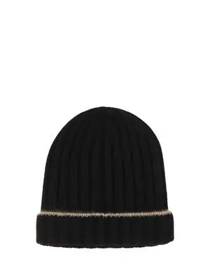 Brunello Cucinelli Beanie Hat - Black