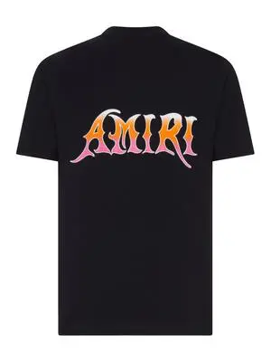 Amiri Cotton T-shirt With Front Logo