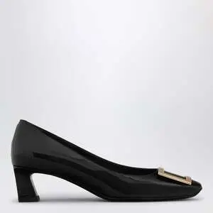 ROGER VIVIER Patent Leather Trompette Pumps - Black