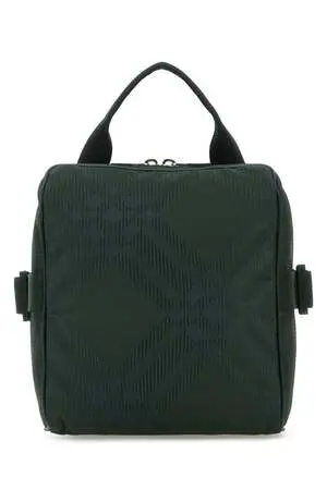 Burberry Bottle Fabric Crossbody Bag - Green