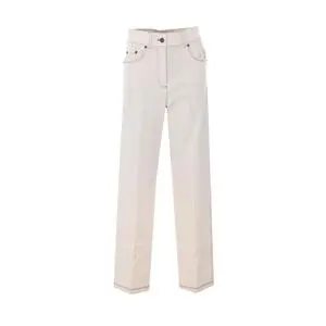Max Mara Mxpribes Denim Pants - White