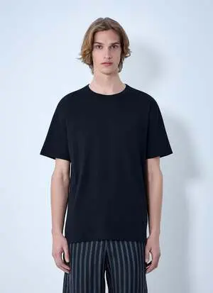Dries Van Noten Cotton Jersey T-shirt - Black