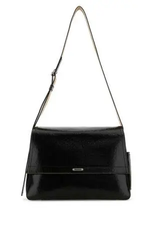 Alexander McQueen Leather The Slouch Crossbody Bag - Black