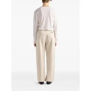 Prada Neutrals Trousers Wide-leg Trousers