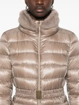 Herno Claudia Belted Down Jacket - Multicolor