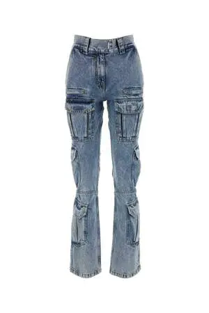 Givenchy Denim Cargo Jeans - Blue
