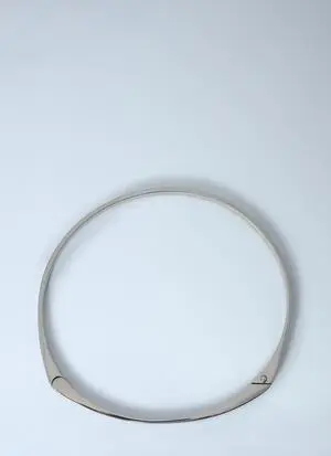 TOTEME Signature Metal Collar Necklace - Silver