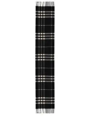 Burberry Check Scarf - Black