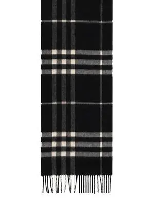 Burberry Check Scarf - Black