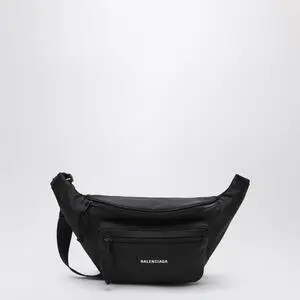 Balenciaga Explorer Nylon Belt Bag With Logo